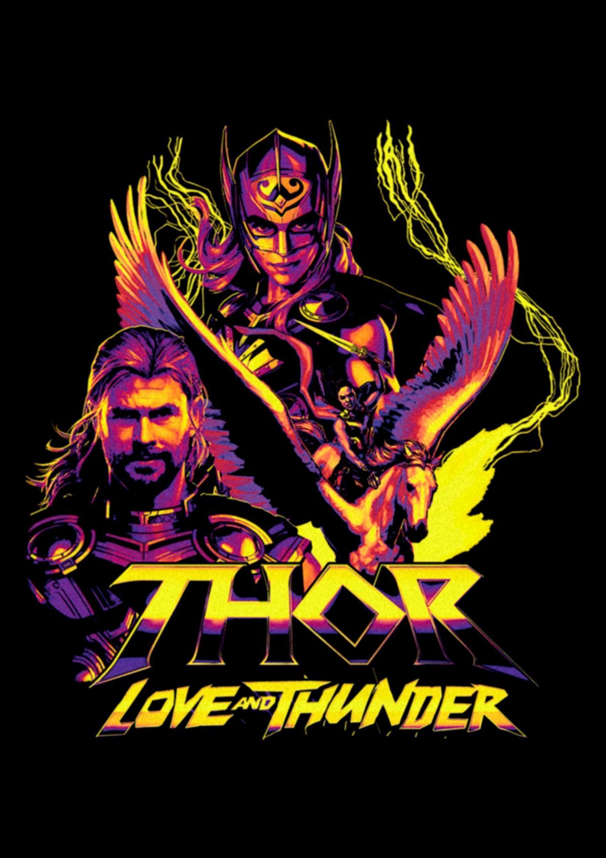 Thor Thunder Character Pyramid Graphic T-Shirt | Belk