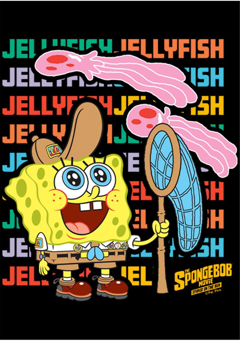 Nickelodeon Spongebob Movie Jellyfishing Stack Graphic Top | Belk