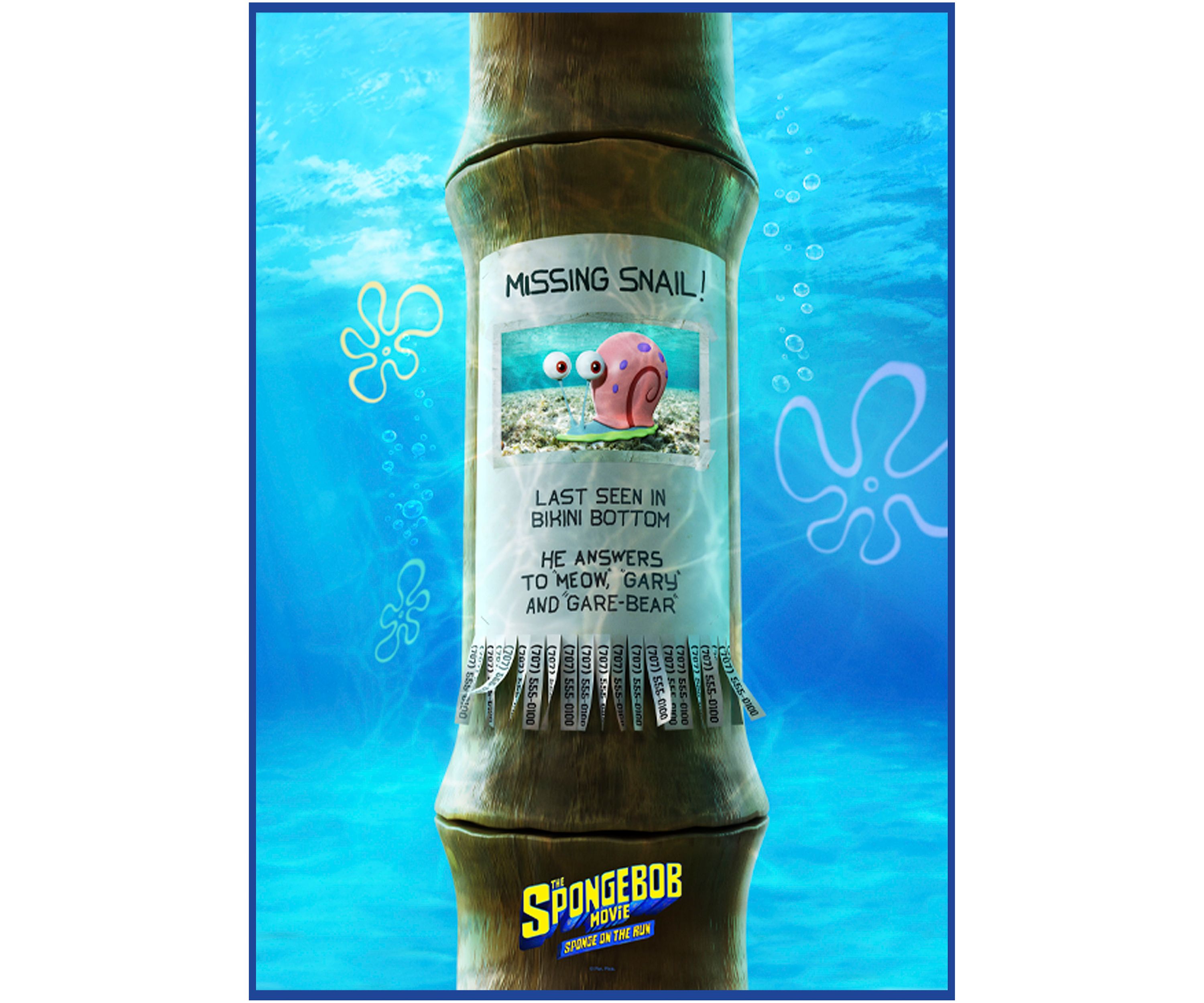 Nickelodeon Spongebob Movie Missing Snail Graphic Top | Belk