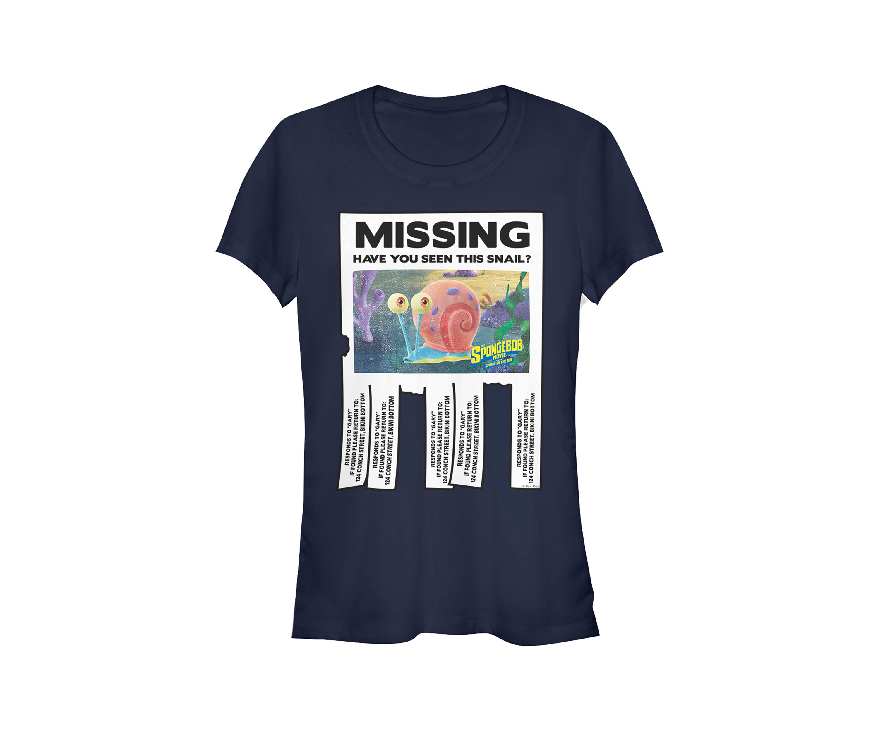 Fifth Sun Spongebob Movie Missing Gary Graphic Top | Belk