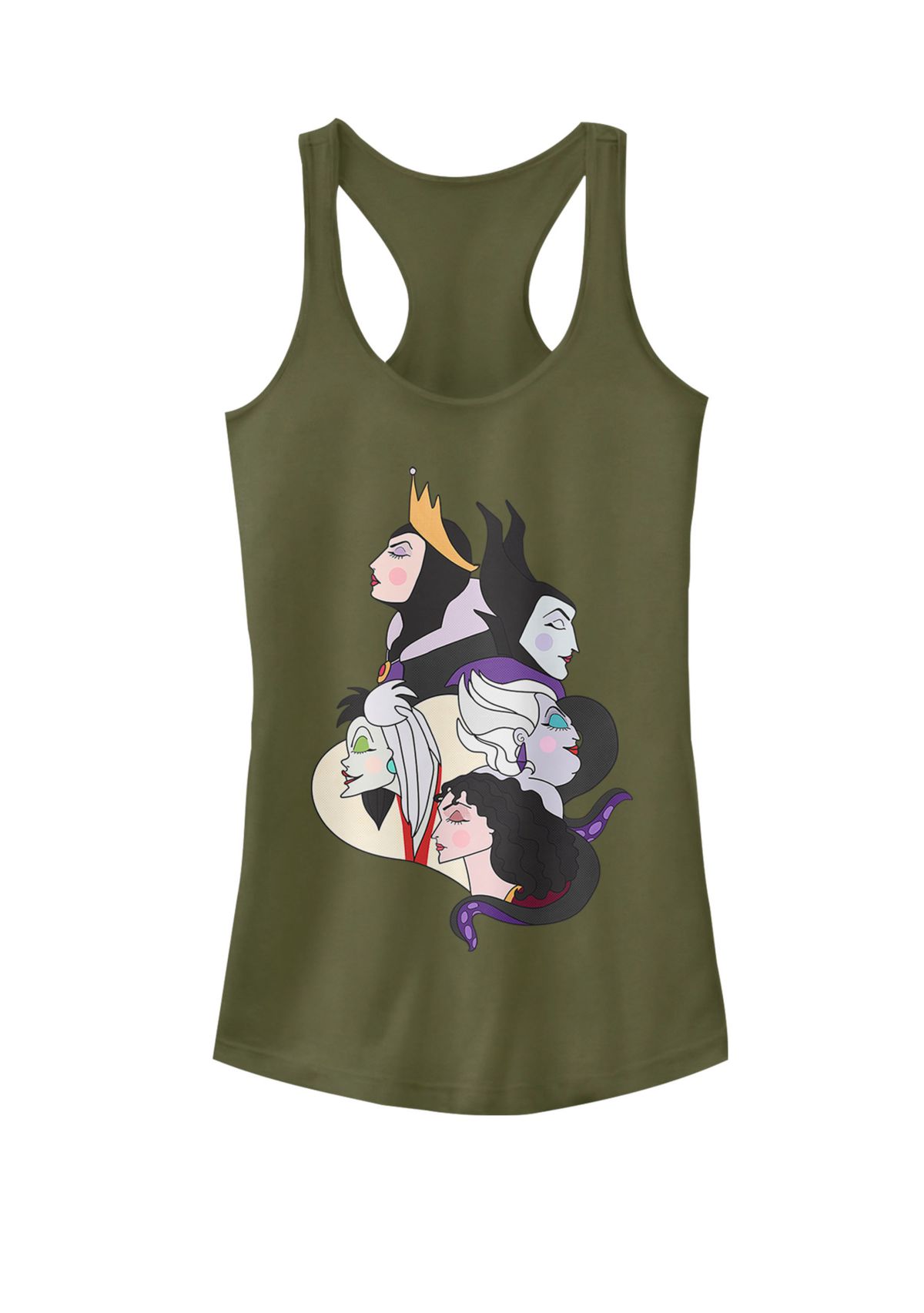 Disney® Villains Villains Side Profile Group Shot Racerback Graphic ...