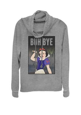 Disney® Snow White Buh Bye Poster Cowl Neck Graphic Pullover | belk