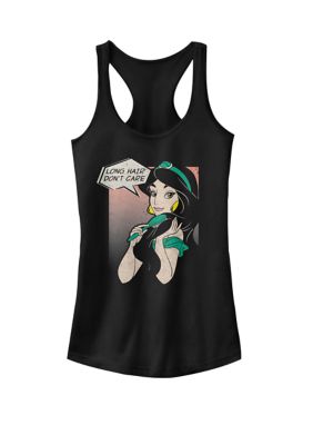 Disney® Aladdin Jasmine Hair Don't Care Comic Graphic Racerback Tank | Belk