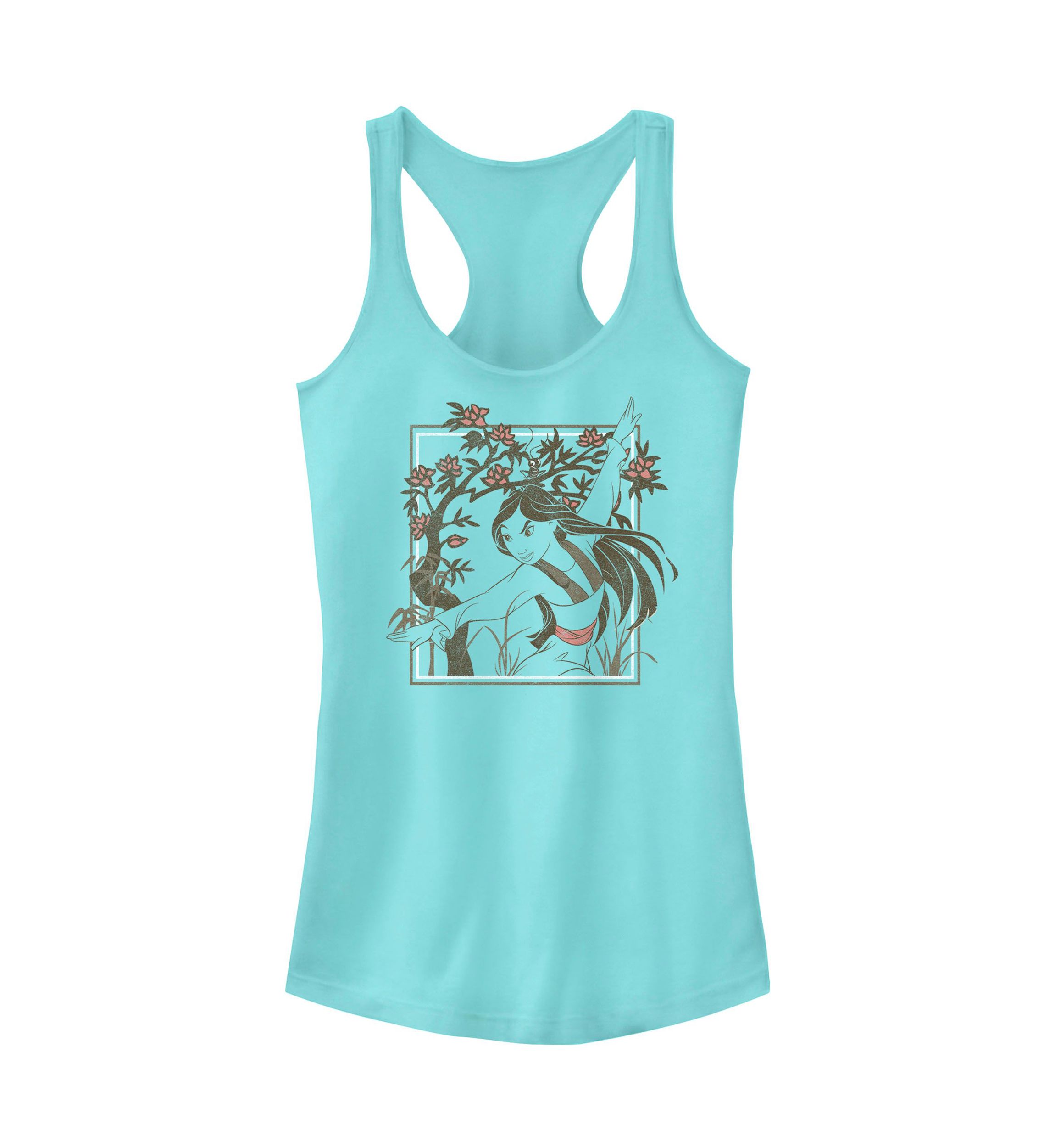 Disney® Princess Mulan Frame No Txt Graphic Tank | Belk