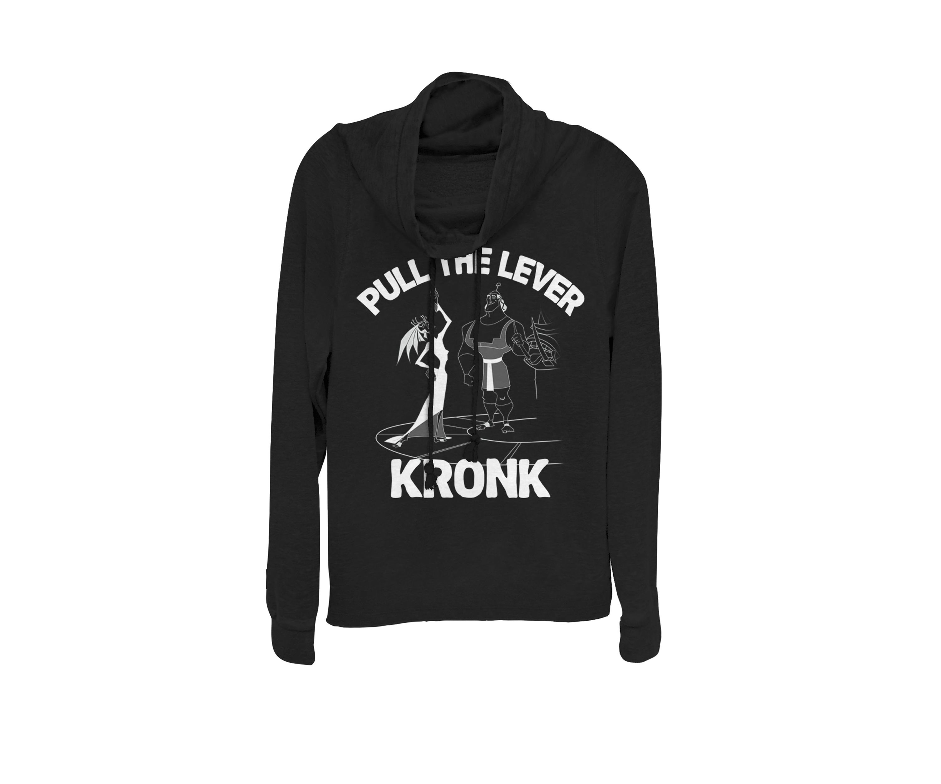 Disney® Emperors New Groove Yzma Pull The Lever Kronk Cowl Neck Graphic ...