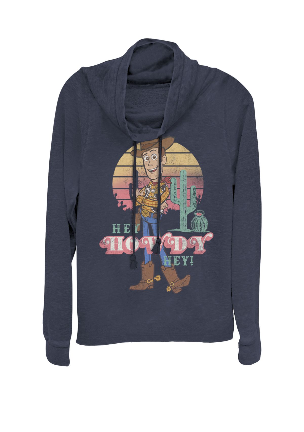 Disney® Pixar™ Toy Story 4 Woody Hey Howdy Hey Retro Portrait Cowl Neck ...