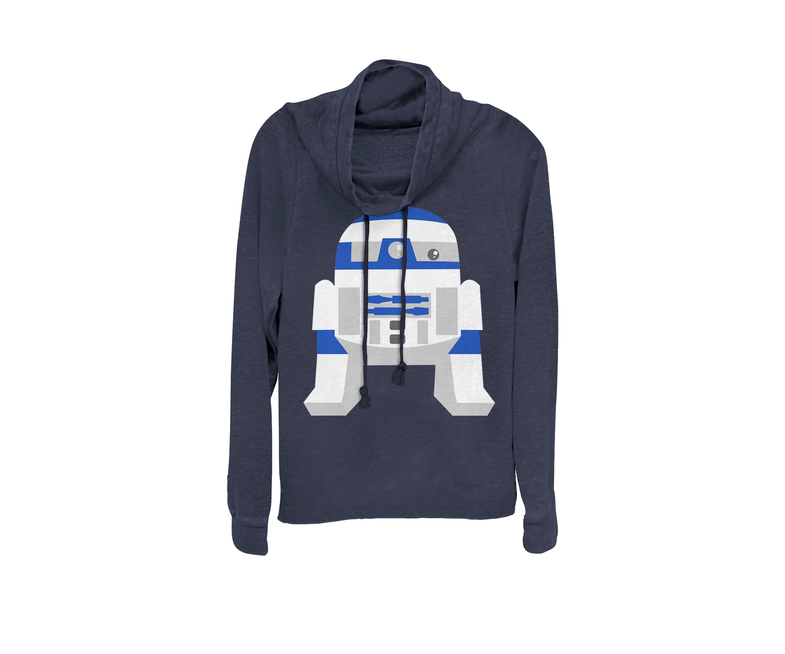 Star Wars Cute Cartoon R2-D2 Droid Cowl Neck Graphic Pullover | Belk