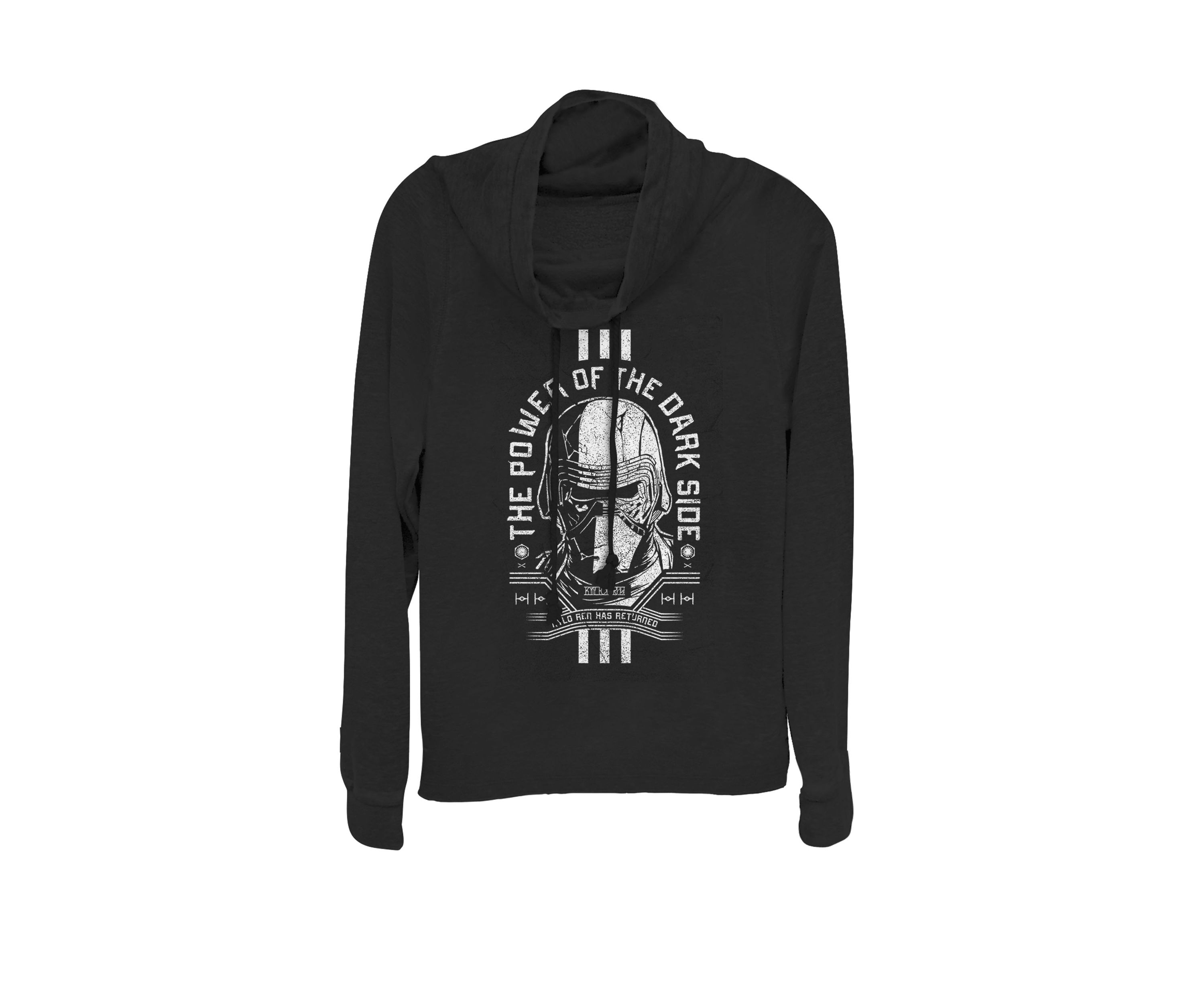 Star Wars Rise Of Skywalker Kylo Ren Power Of The Dark Side Cowl Neck Graphic Pullover | Belk