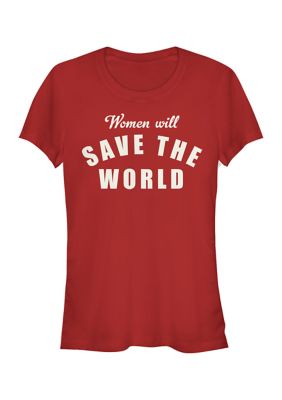 V-Line Women Will Save Graphic T-Shirt | belk