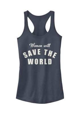 V-Line Women Will Save Graphic Tank | belk