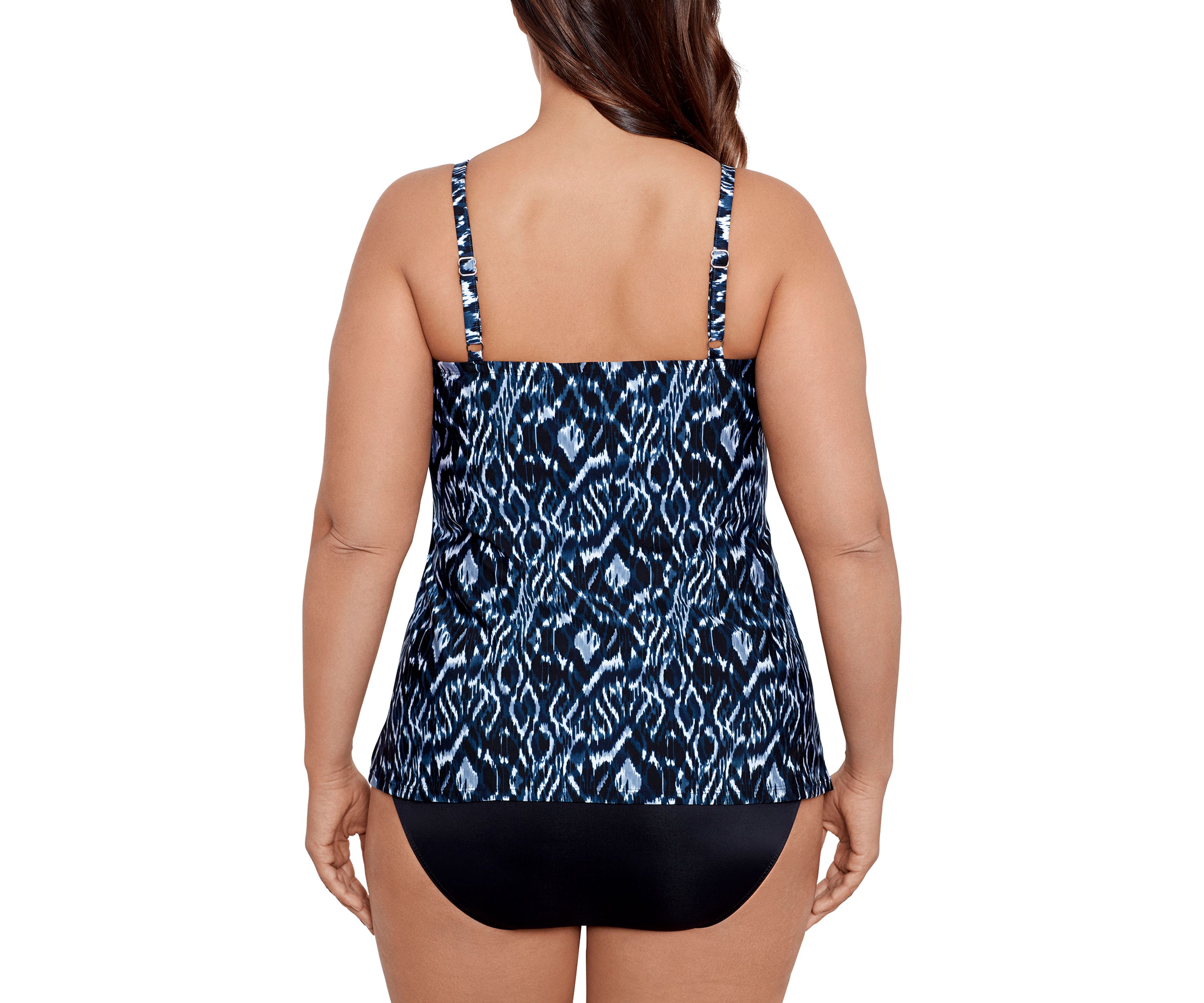 Miraclesuit® Plus Size Palatium Love Knot Tankini Swim Top | Belk