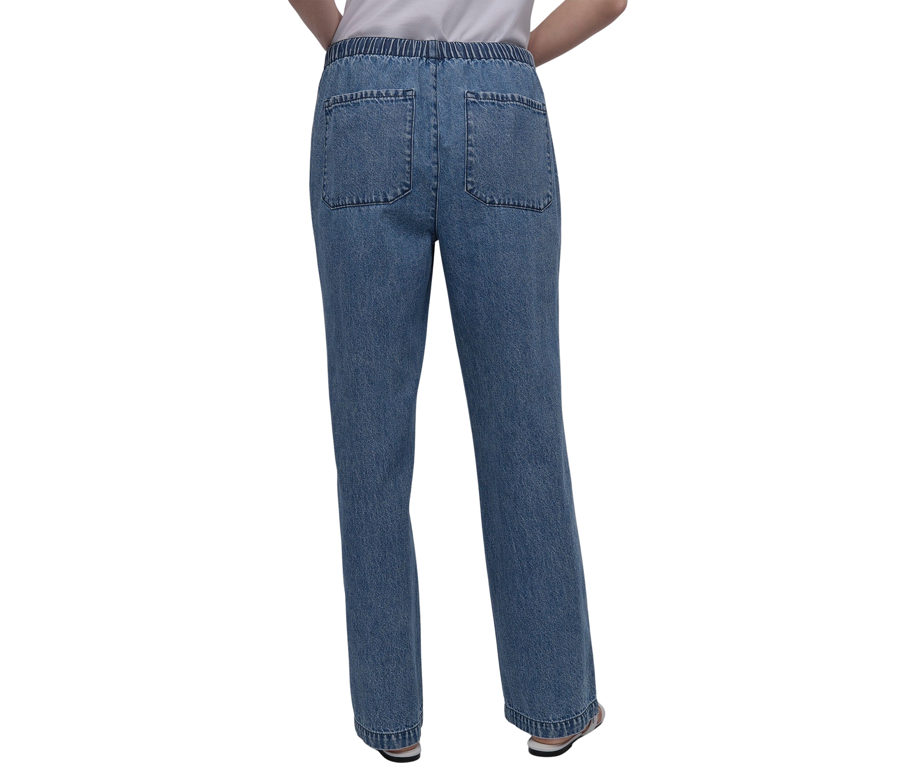 DKNY Jeans Women's Pull On Drawstring Waist Denim Pants | Belk