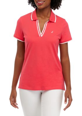 Nautica Sustainably Crafted Ocean Split-Neck Polo | belk