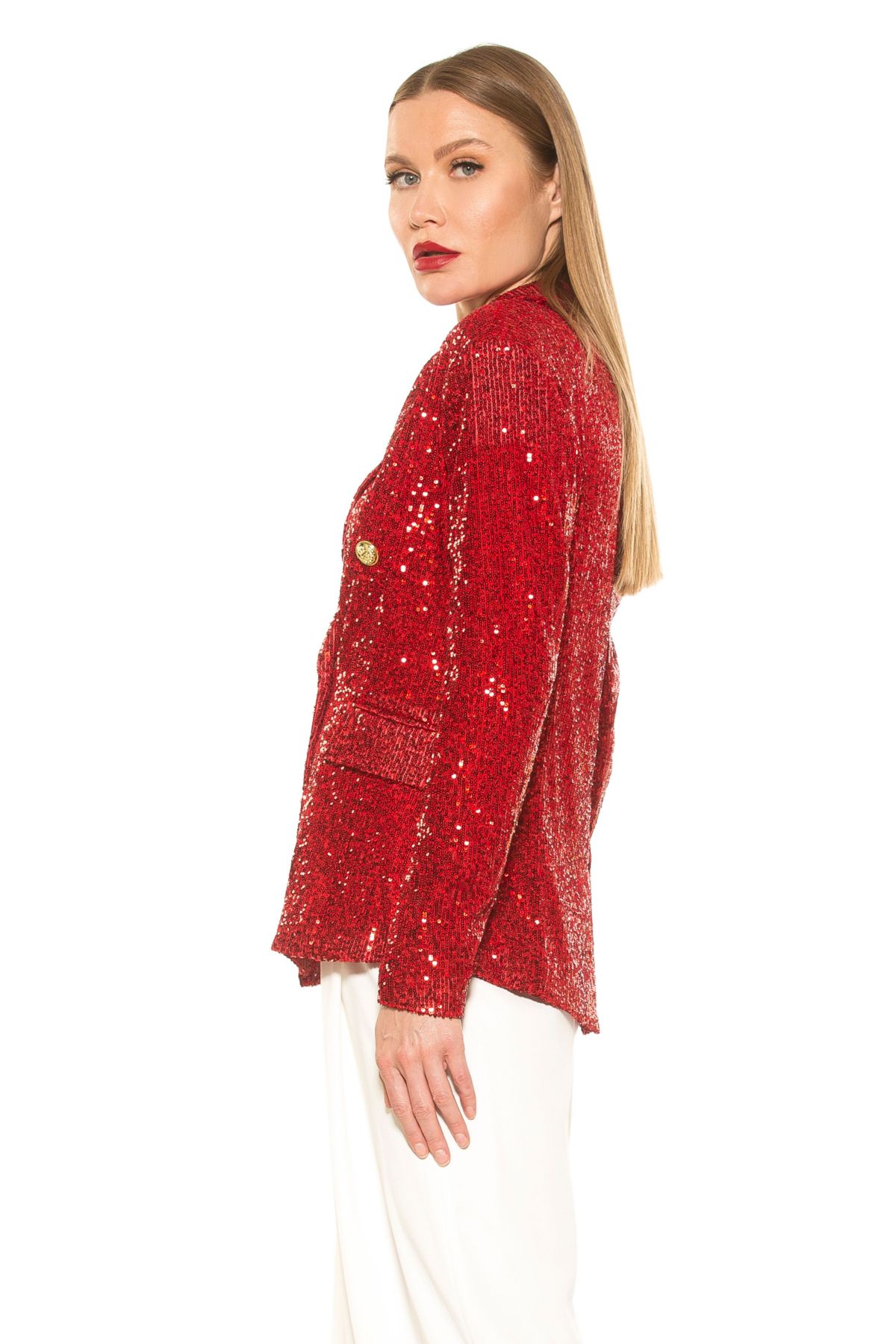 Alexia Admor Abbi Shoulder Pad Jacket | Belk