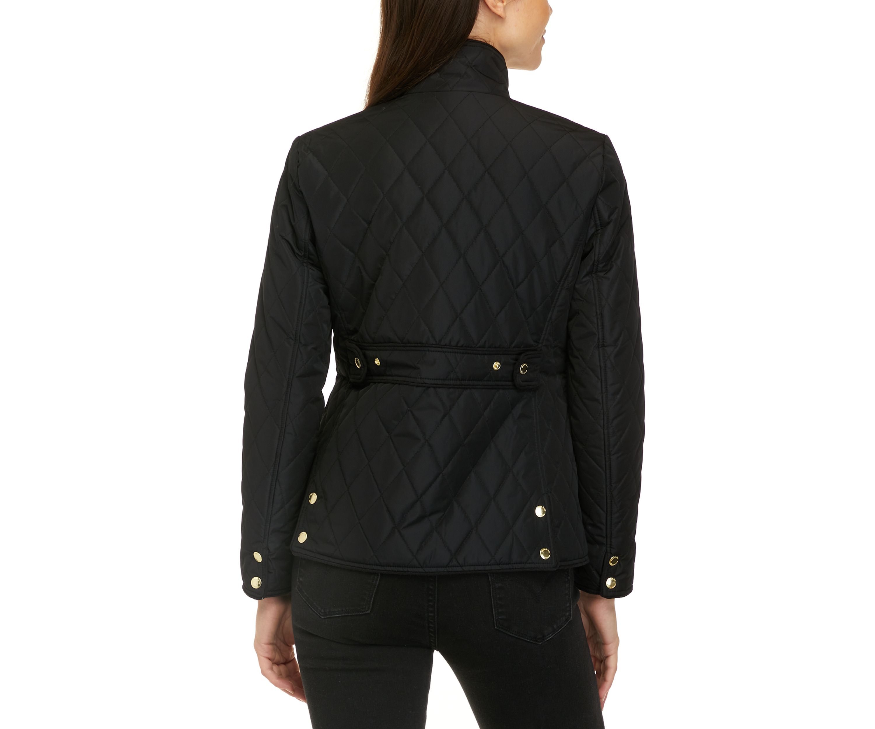 Crown & Ivy™ Petite Solid Barn Jacket | Belk