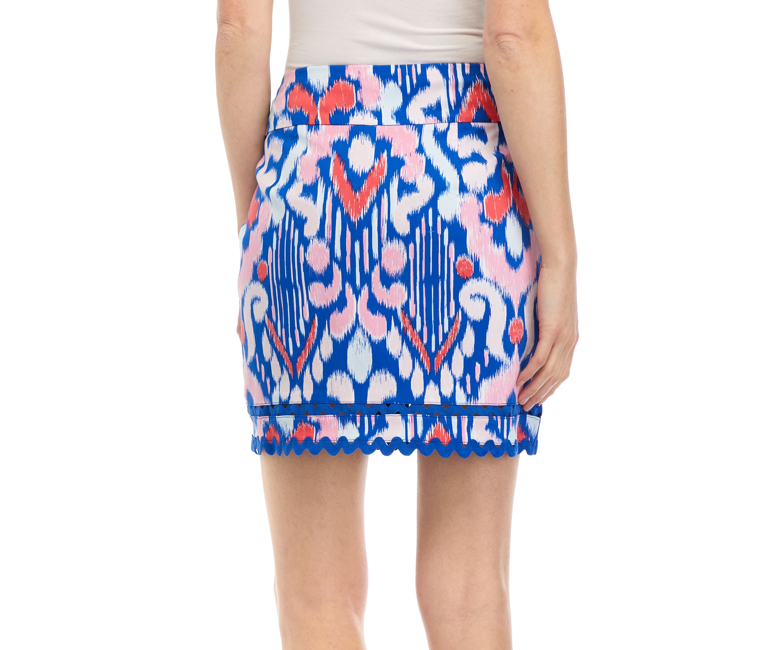 Crown & Ivy™ Women's Ric Rac Trim Mill Skort | Belk
