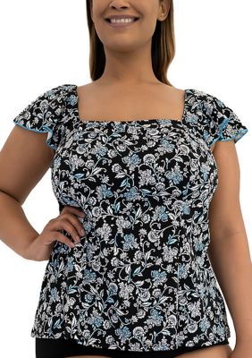 Clearance: Plus Size Tankinis & Tankini Tops | belk