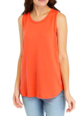 Crown & Ivy™ Women's Scoop Neck Baby Terry Tank Top | belk