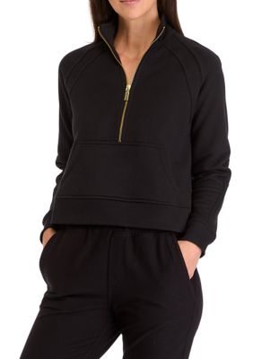 Crown & Ivy™ Women's Brushed Back Terry Pullover | belk