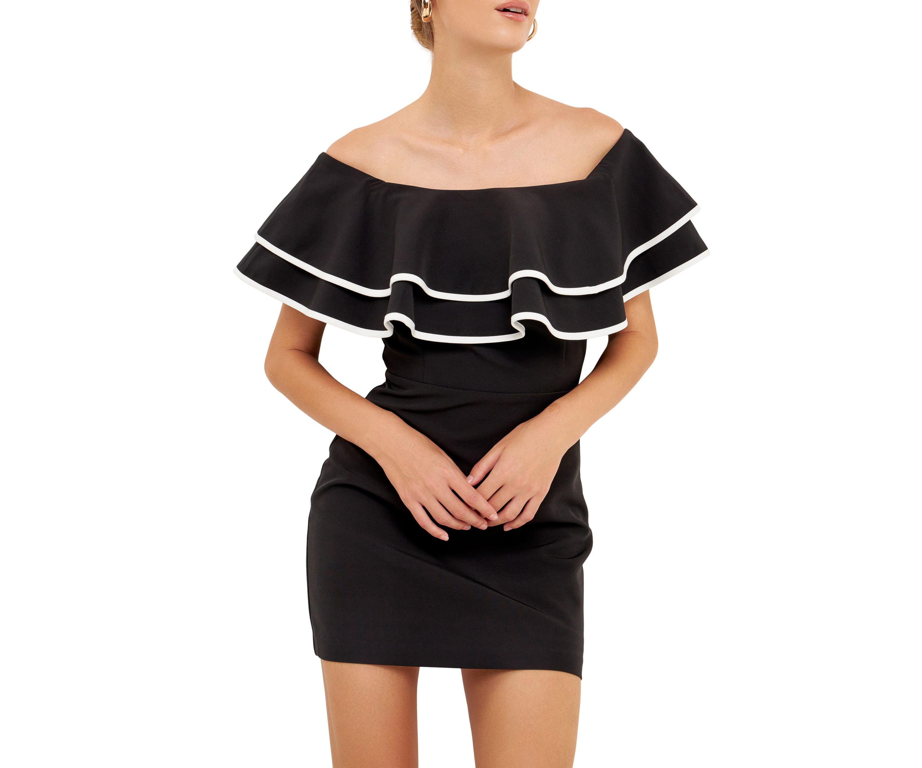 Endless Rose Contrast Binding Mini Dress | Belk