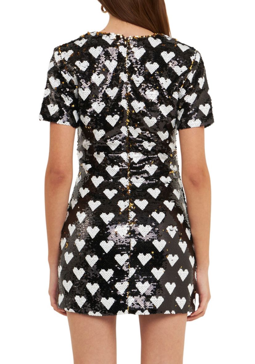 Endless Rose Heart Shape Sequins Dress | Belk