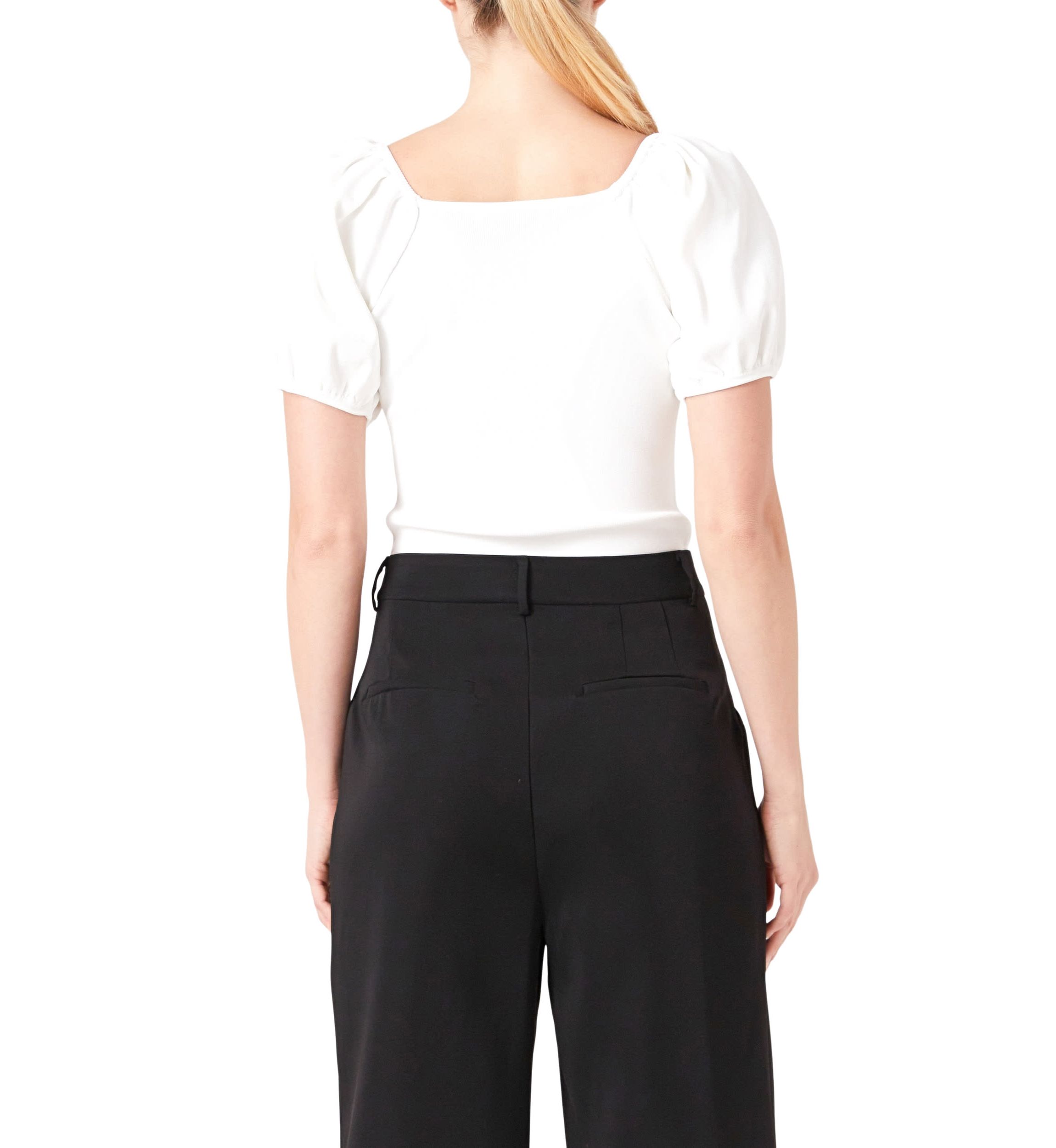 Endless Rose Mixed 3D Flower Knit Top | Belk