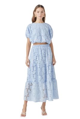 Endless Rose Sequins Lace Voluminous Top | belk