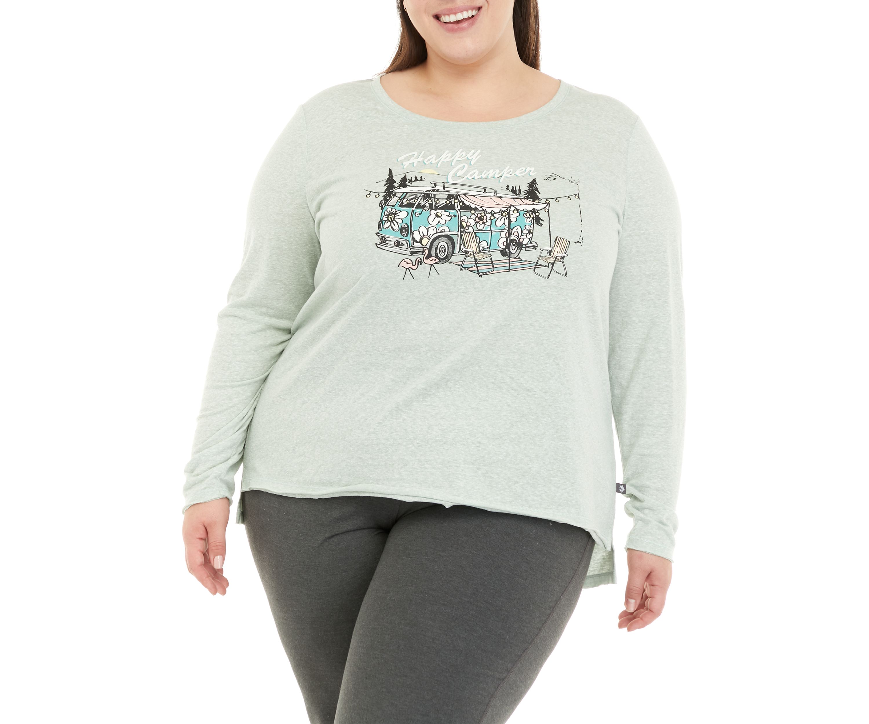 Ocean + Coast® Plus Size Long Sleeve Graphic T-Shirt | Belk