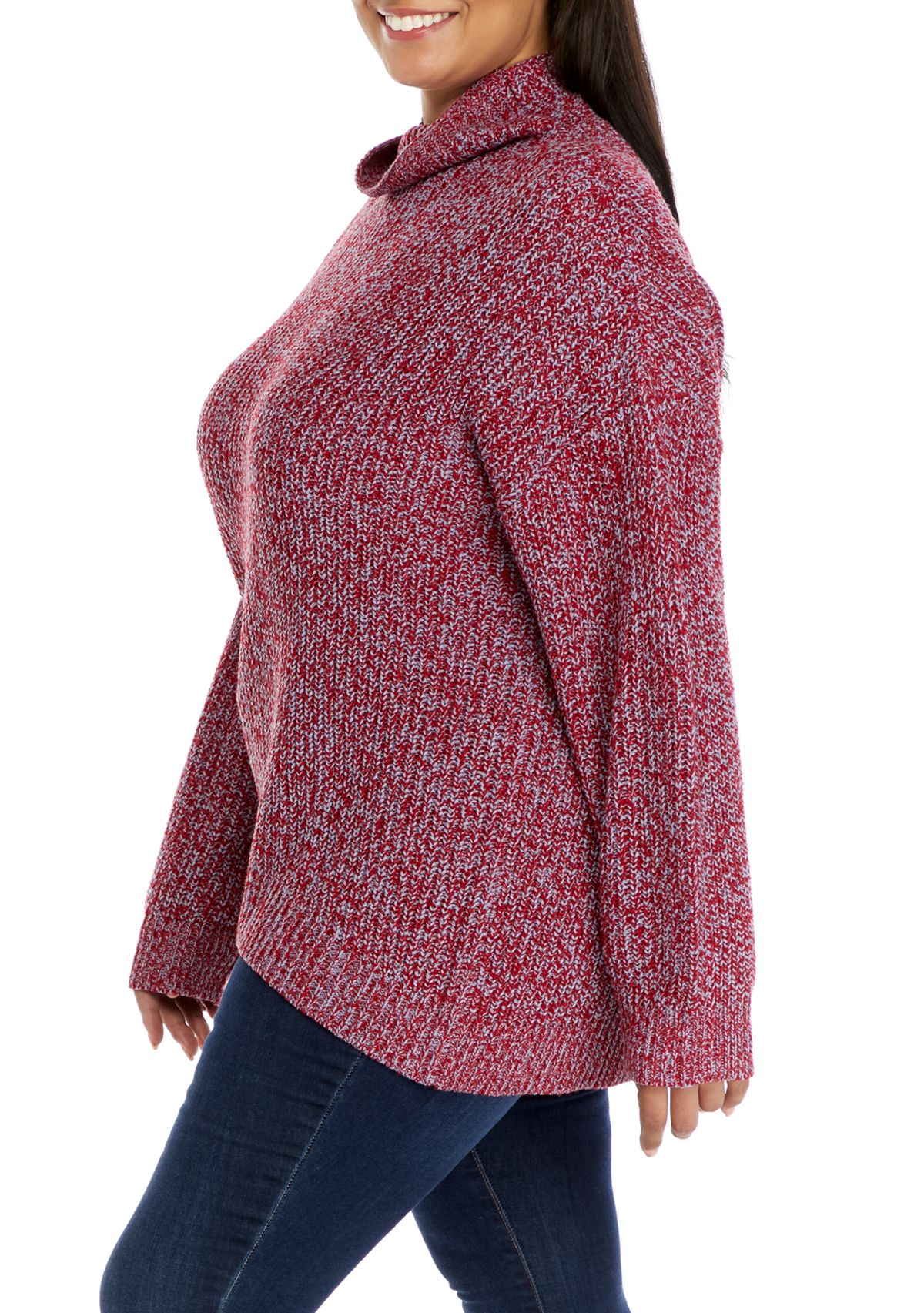 American Rag Plus Size Funnel Neck Pullover | Belk
