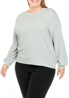 TRUE CRAFT Plus Size Long Sleeve Sweatshirt | belk