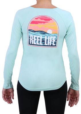 Reel Life Women's Performance UV Collection Graphic T-Shirt | belk