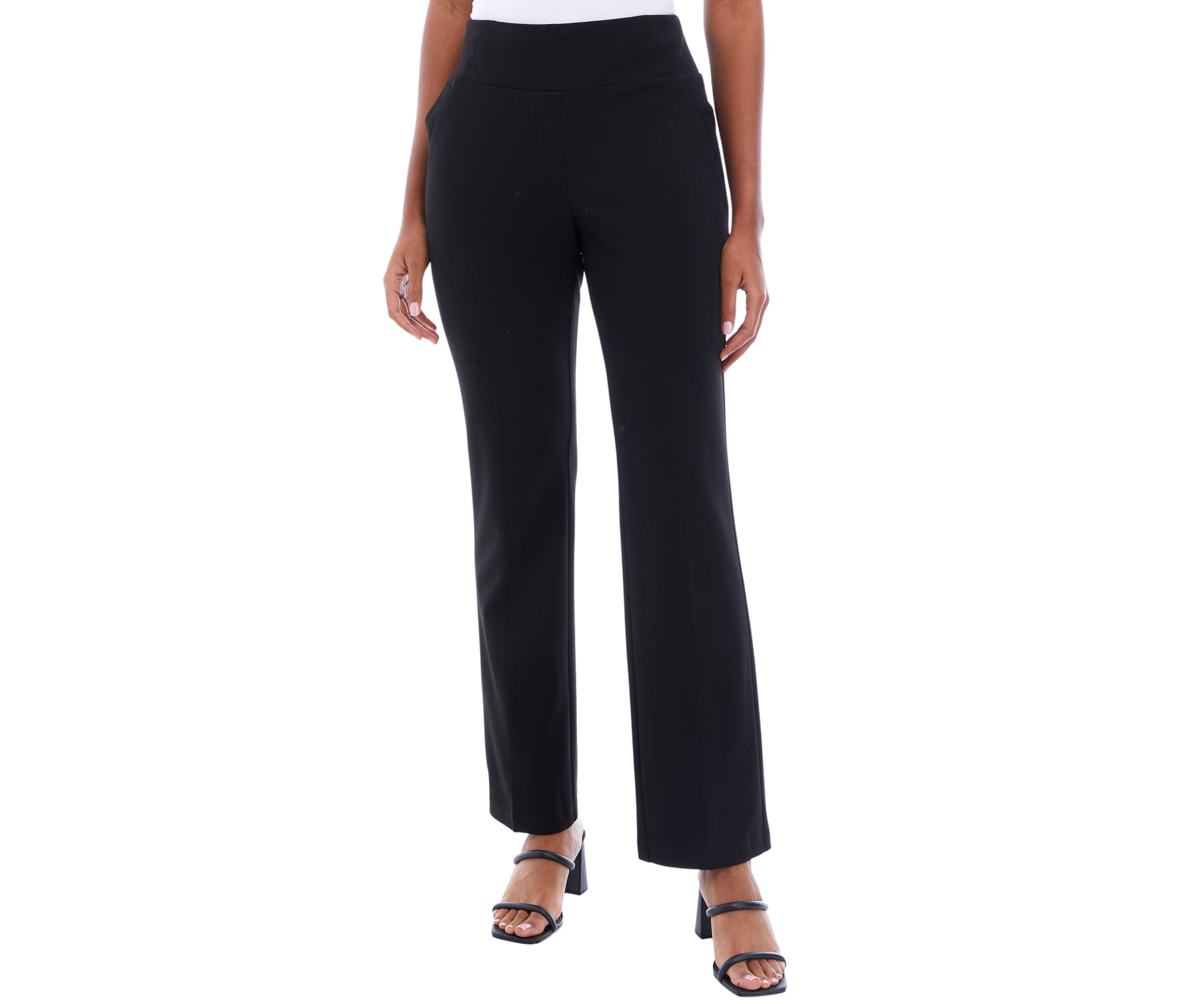 SOHO APPAREL Pull On Stretch Crepe Flare Pants | Belk
