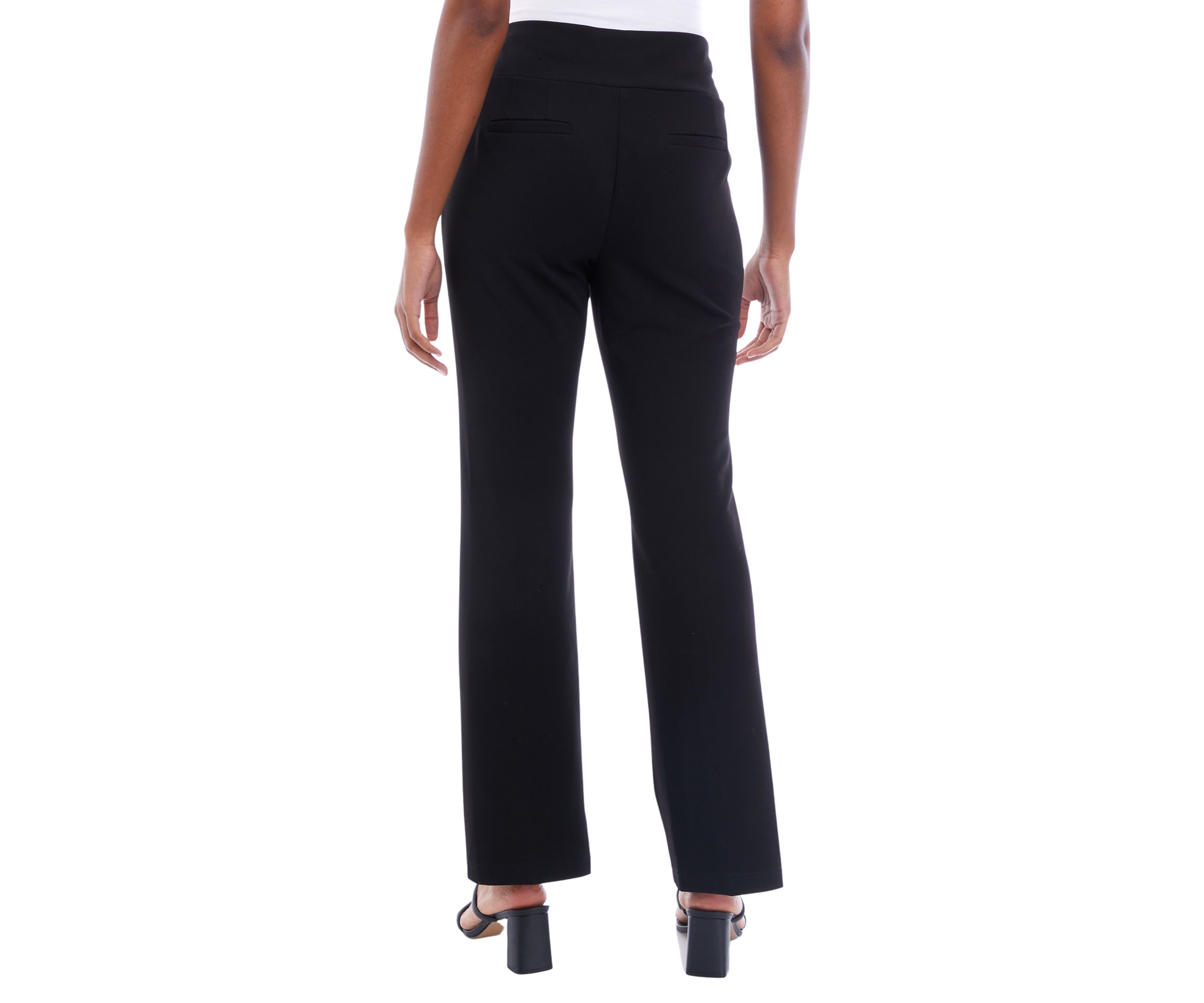 SOHO APPAREL Pull On Stretch Crepe Flare Pants | Belk
