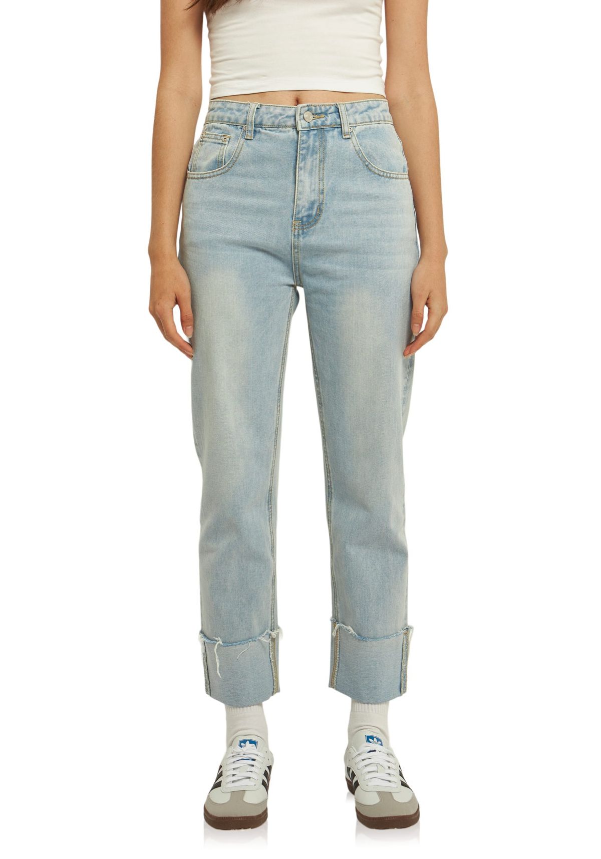 Grey Lab Turn Over Hem Regular Fit Jeans | Belk