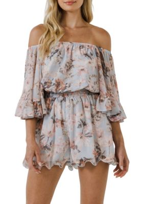 Free The Roses Flowy Floral Romper | belk