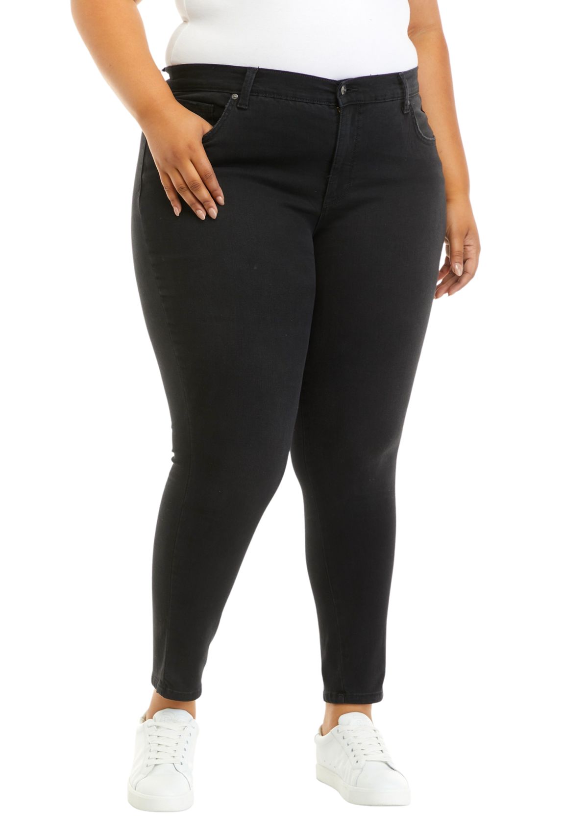 Wonderly Plus Size Midrise Skinny Jeans | Belk