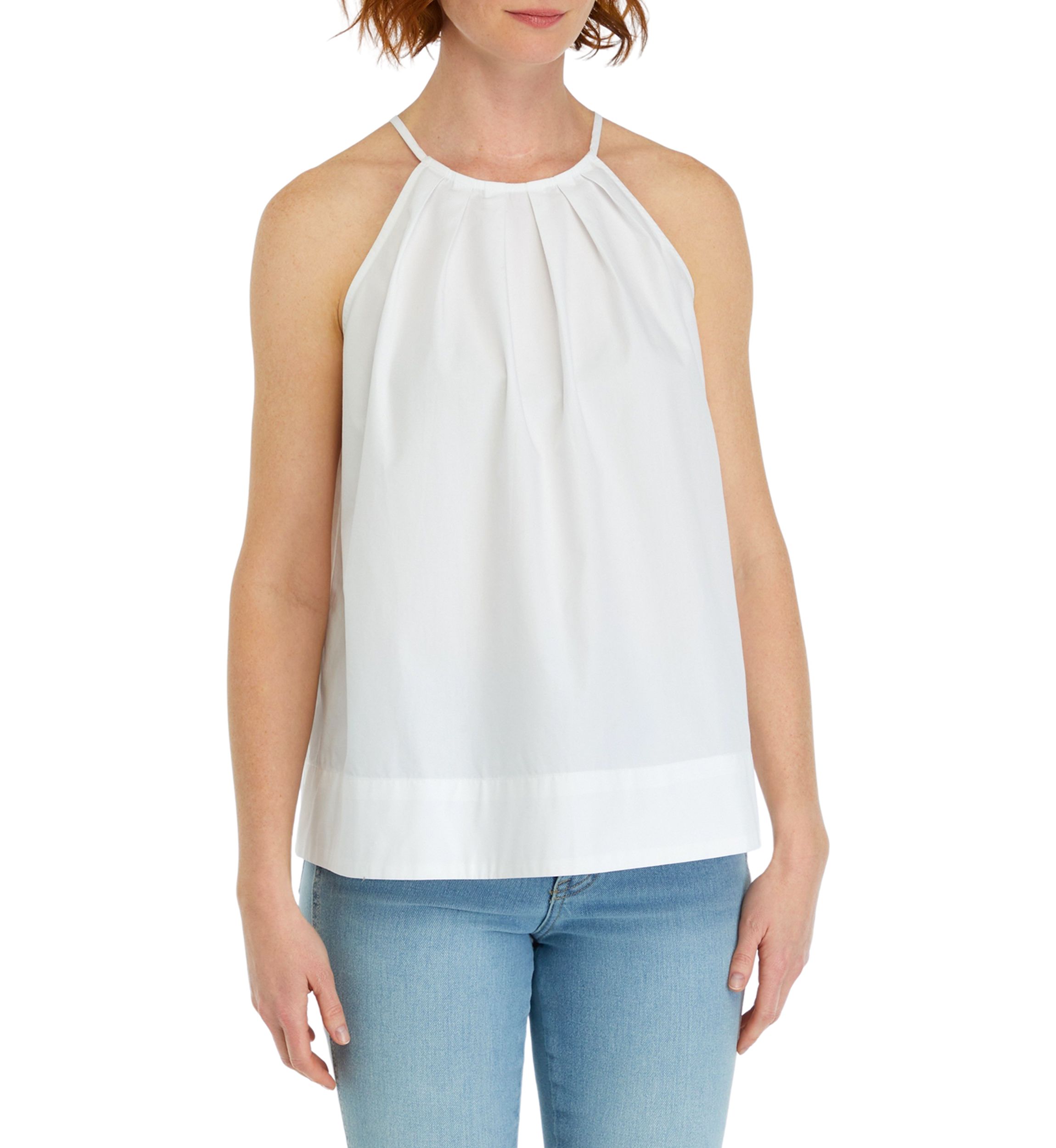 Crown & Ivy™ Women's Solid Halter Neck Top | Belk