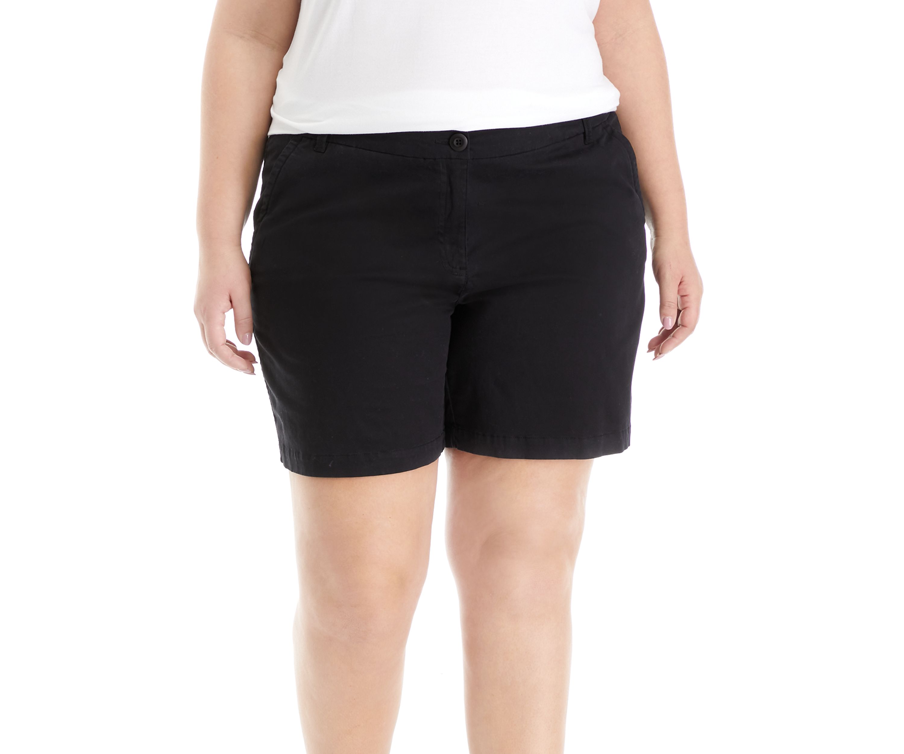 Crown & Ivy™ Plus Size 5 Inch Caroline Shorts | Belk