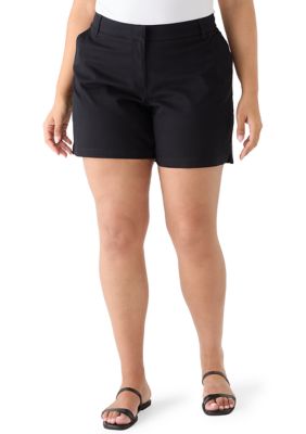 Crown & Ivy™ Plus Size 7" Caroline Shorts | Belk