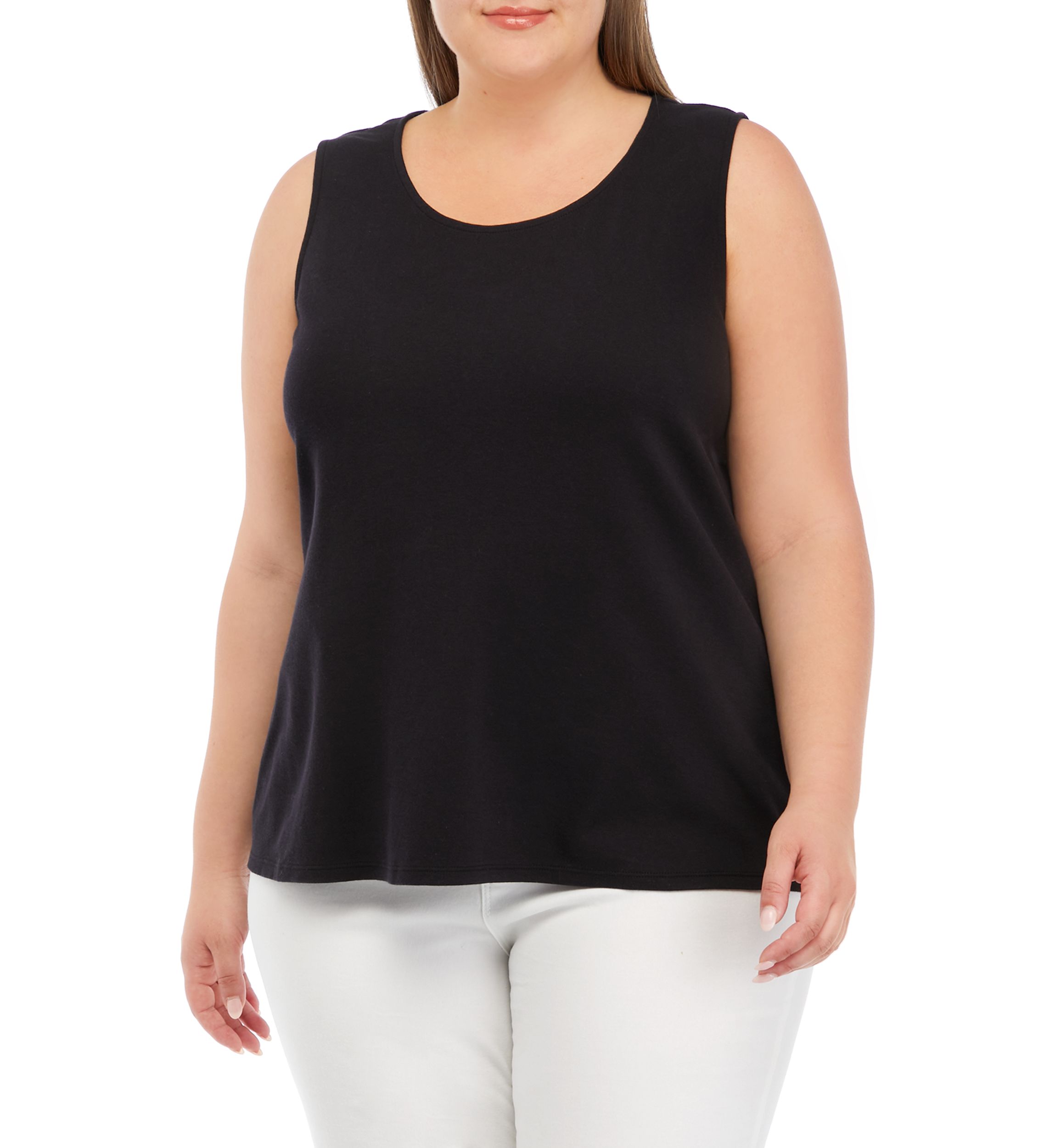 Kim Rogers® Plus Size Scoop Neck Tank | Belk