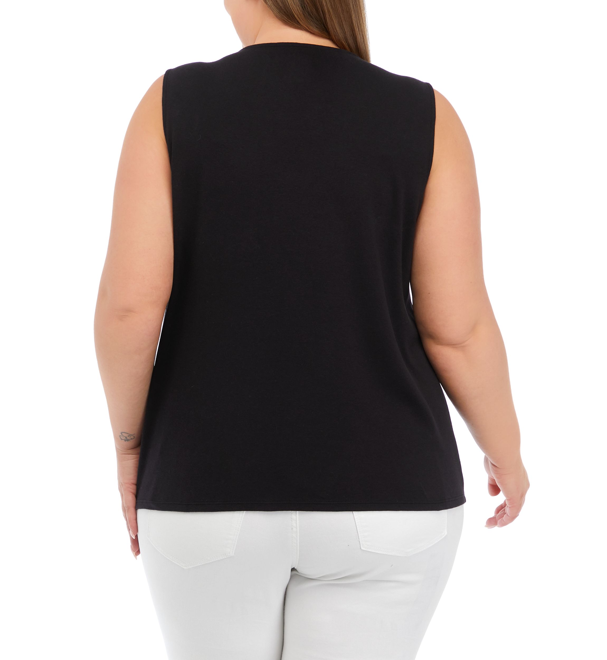 Kim Rogers® Plus Size Scoop Neck Tank | Belk