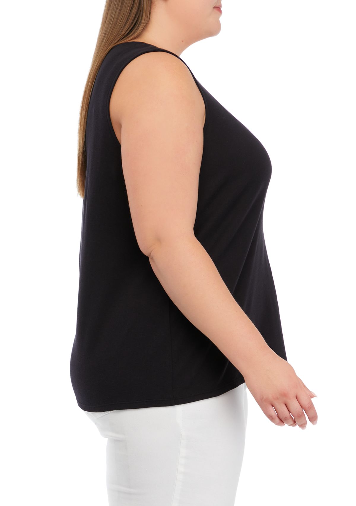 Kim Rogers® Plus Size Scoop Neck Tank | Belk