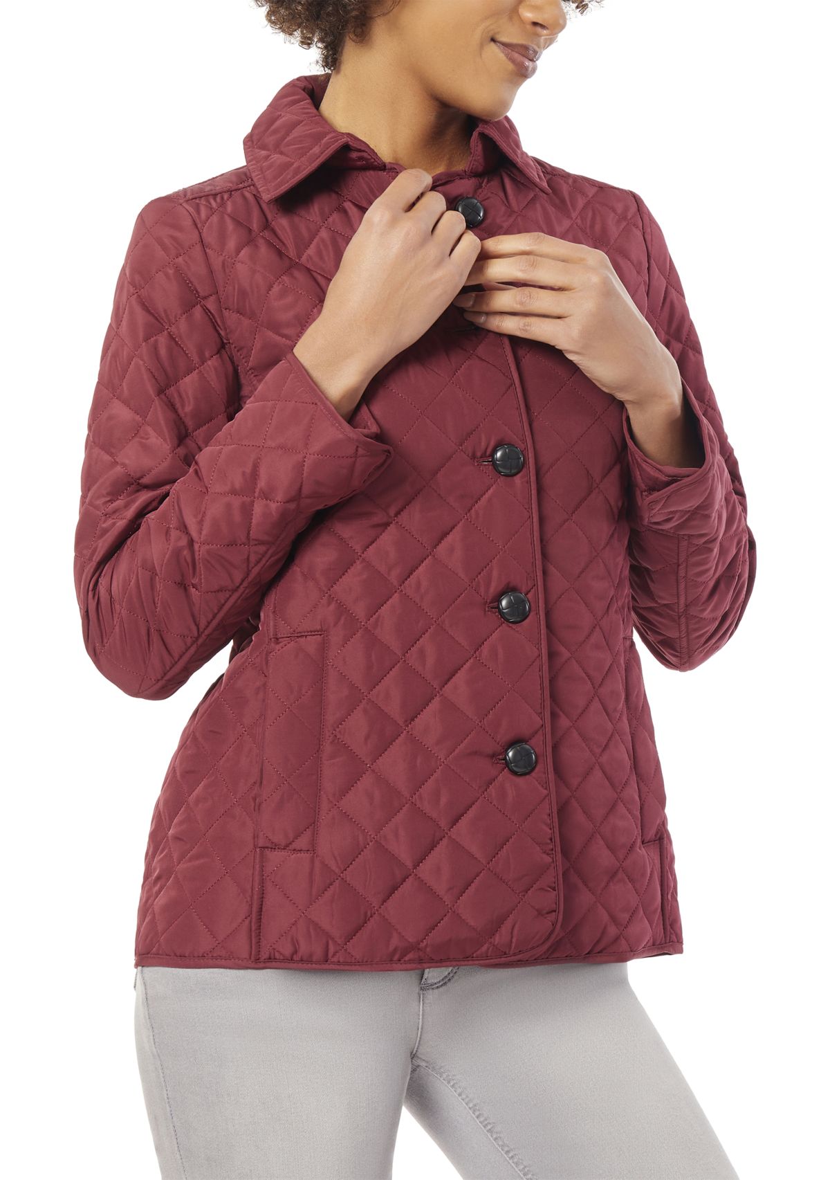 JONES NEW YORK Women's Textured 5 Button Coat | Belk
