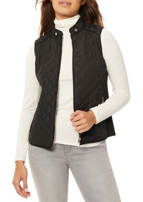 JONES NEW YORK Women's Quilted Zip Front Vest | belk