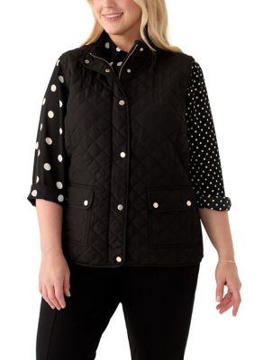 JONES NEW YORK Plus Size Quilted Vest | belk
