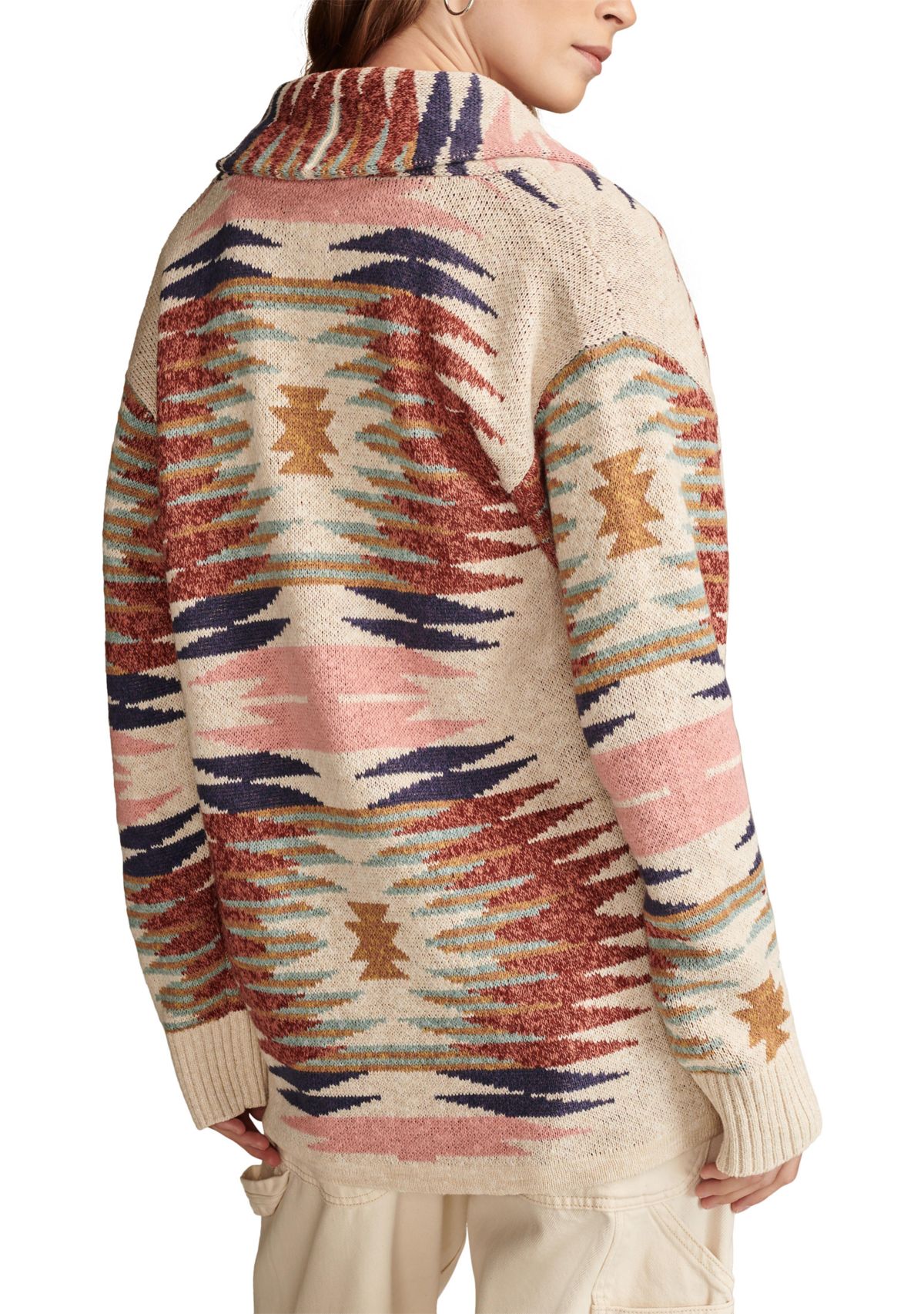 Lucky Brand Southwestern Cardigan | Belk