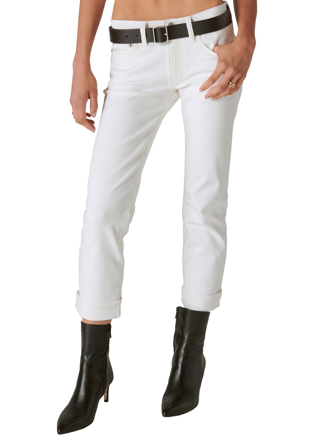 Lucky Brand Women's Mid Rise Cropped Cuffed Jeans | Belk