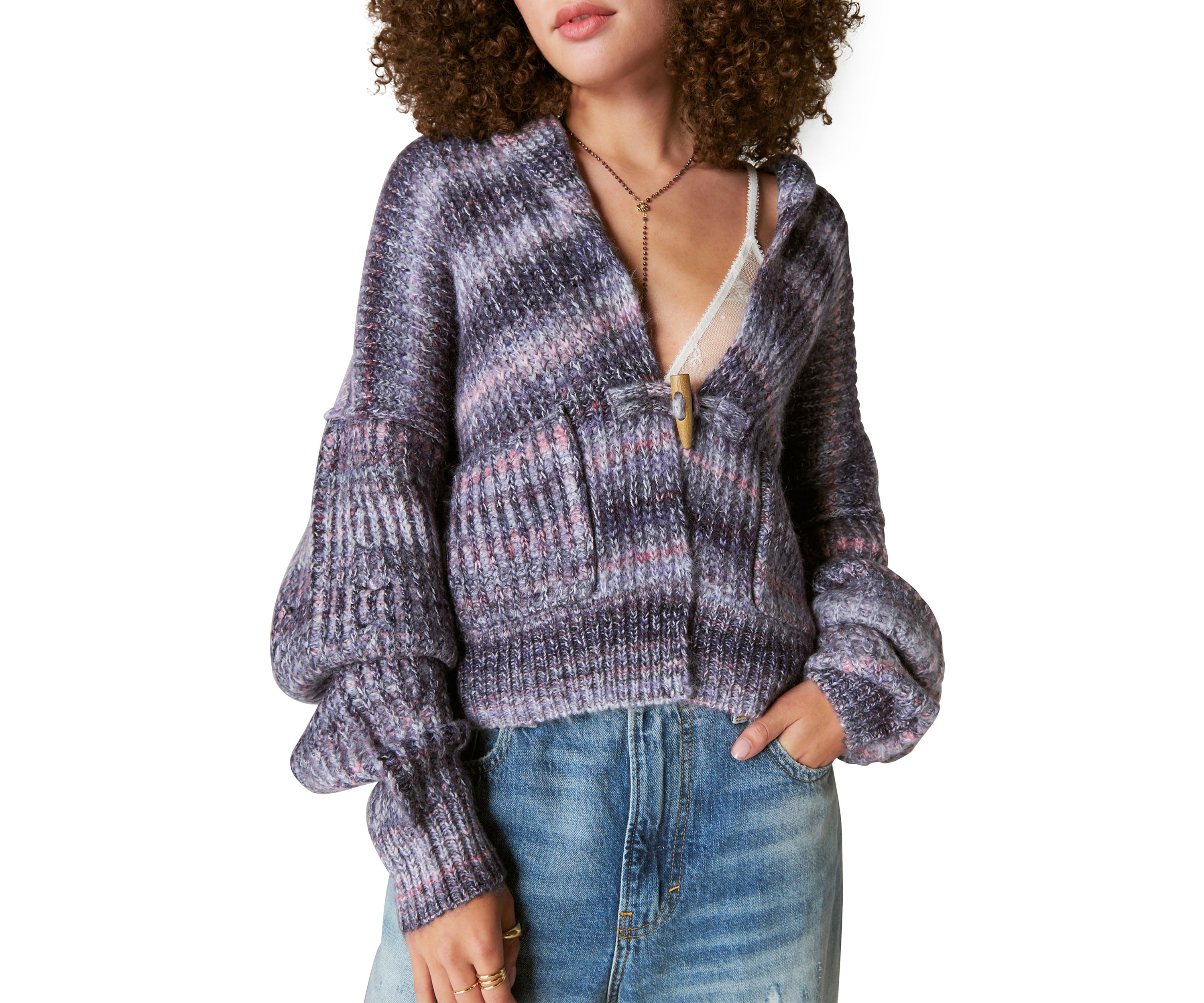Lucky Brand Toggle Front Cardigan | Belk