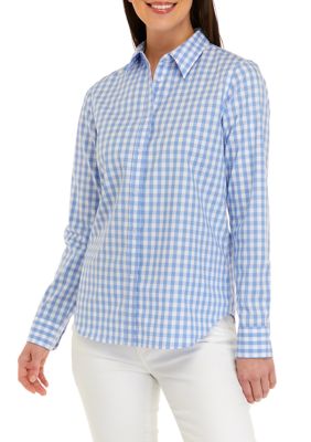 Chaps Women's Non Iron Plaid Shirt | belk