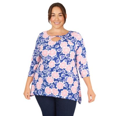Larky Lark Daisy daze bold puff print knit top | Belk
